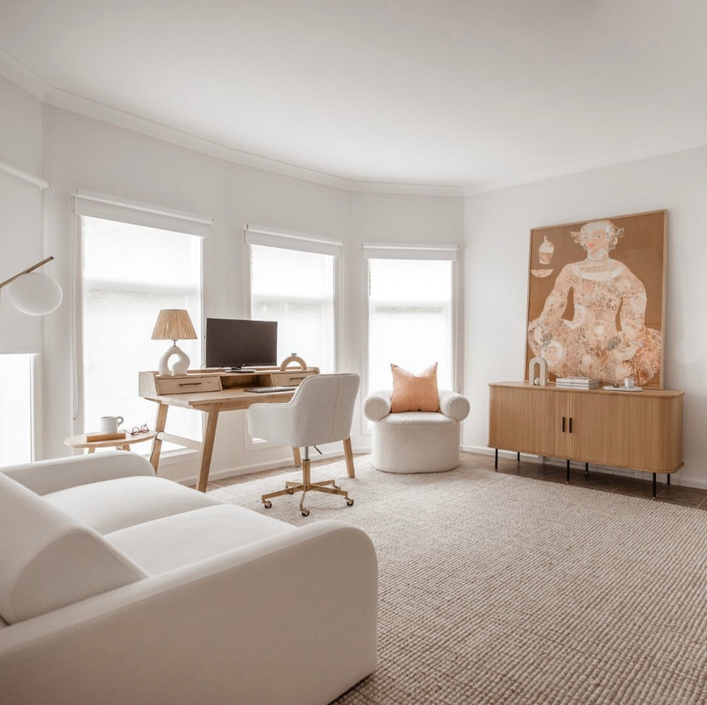 Modern Rugs for a Chic Home Office: Elevate Your Workspace – Simple ...