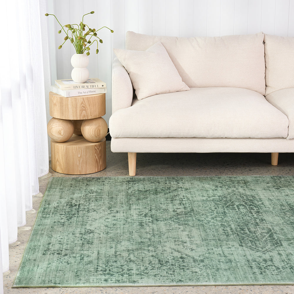Gemstone Emerald Green Rug – Simple Style Co