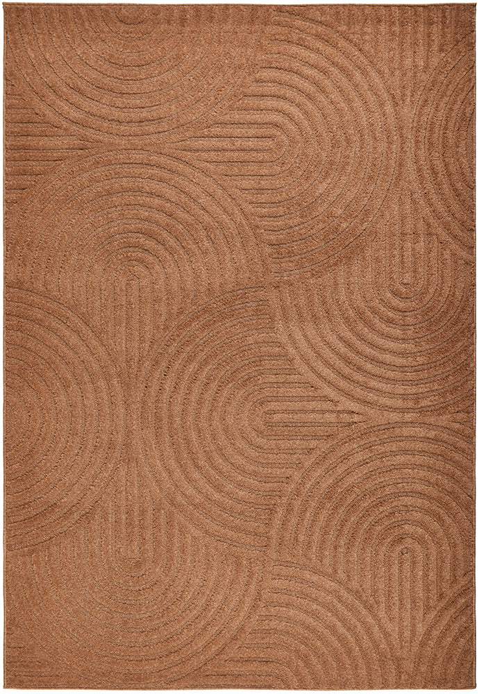 Haven Zina Rust Rug | Warm Rust Tone & Modern Design | Simple Style Co