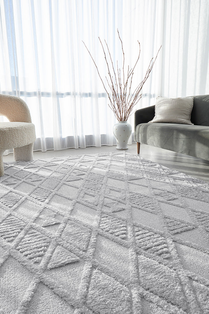 Marigold Lisa Silver Rug | Simple Style Co
