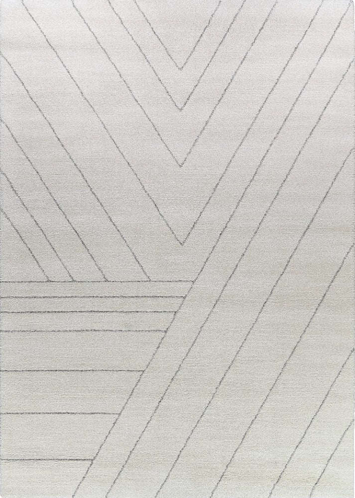 Alina Cream Modern Geometric Rug | Simple Style Co