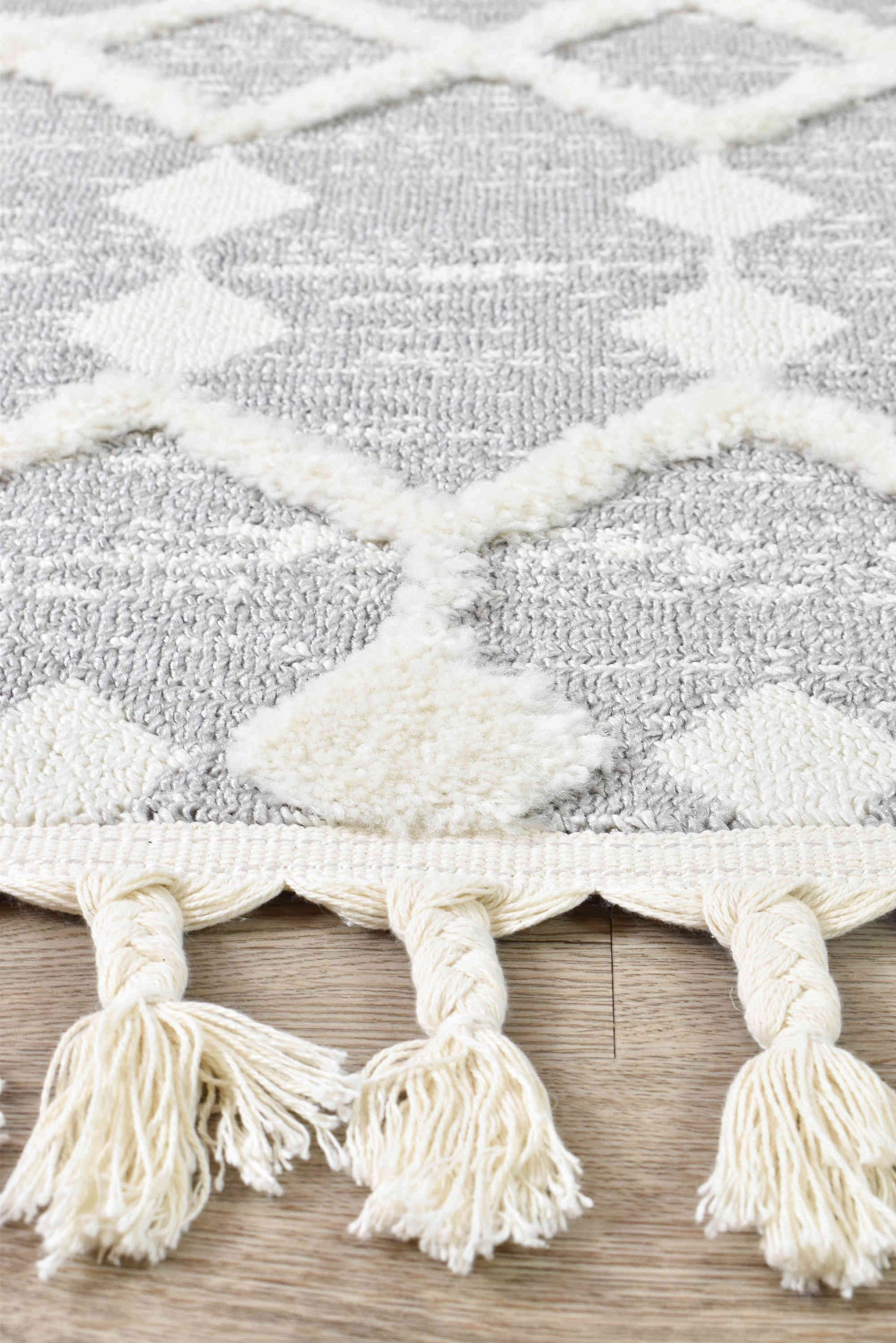 August Grey Boho Rug | Simple Style Co