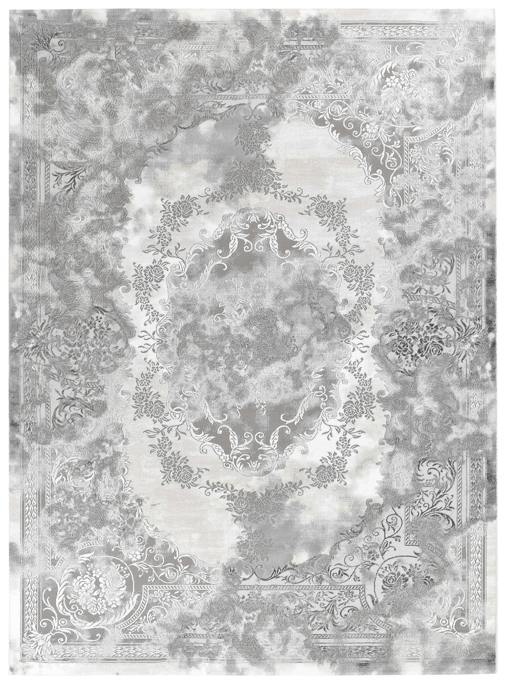 Finnegan Neutral Grey Rug | Simple Style Co