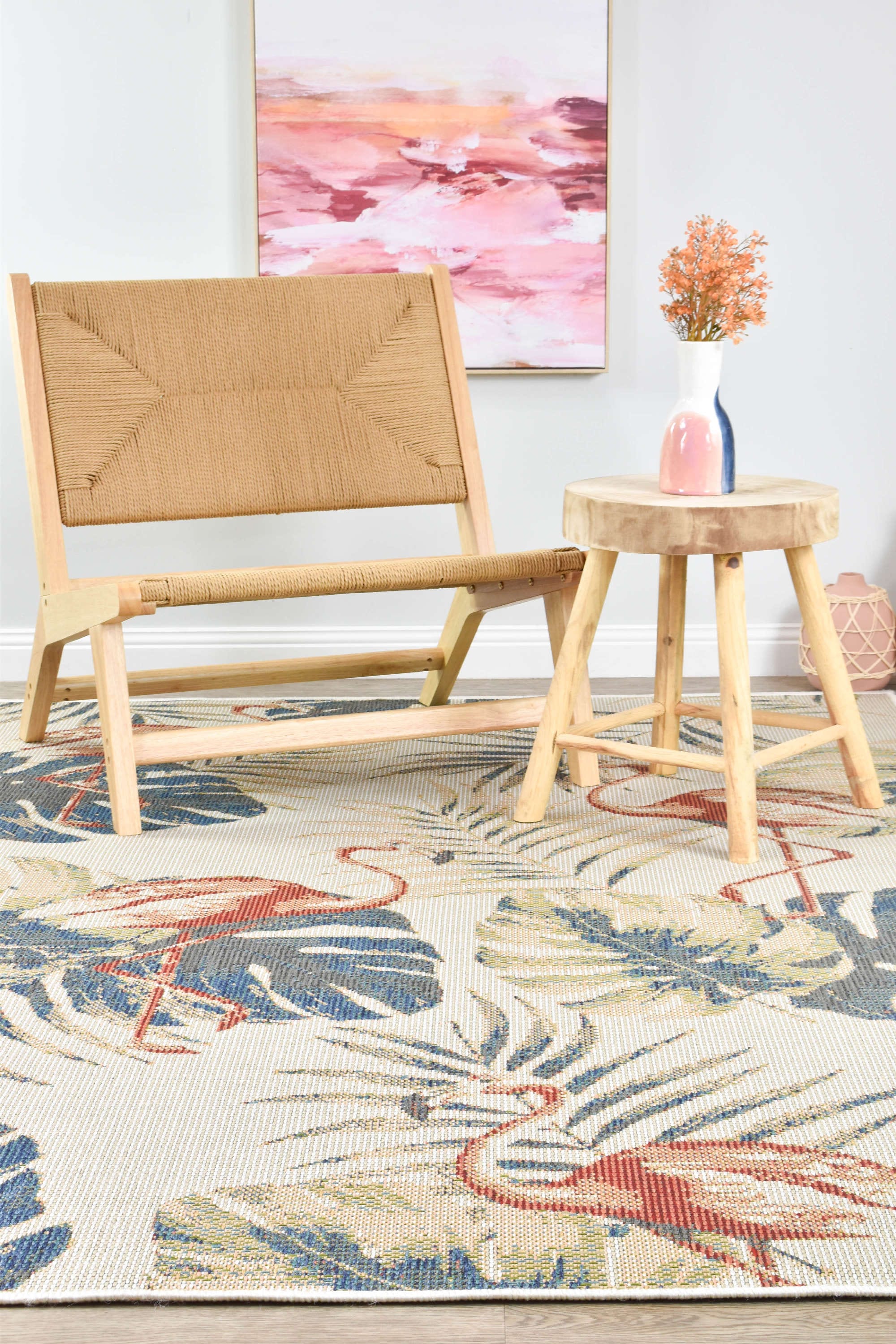 Montana Flamingo Outdoor Rug | Simple Style Co