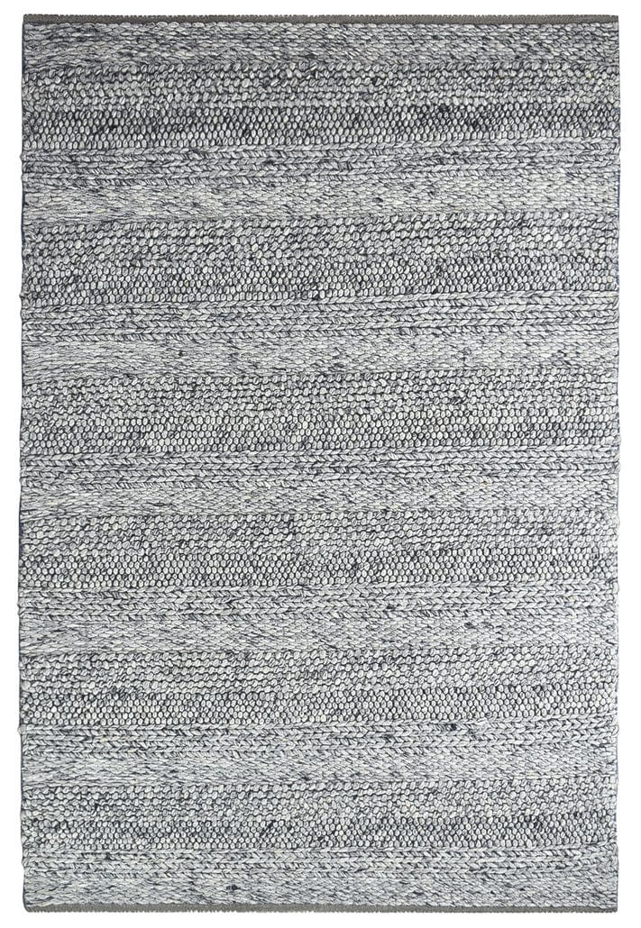 Normandy Grey Textured Wool Rug - Simple Style Co
