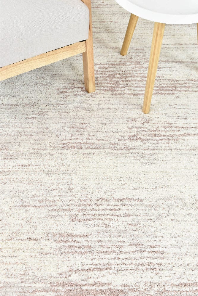 Rayne Cream & Pink Berber Rug | Simple Style Co