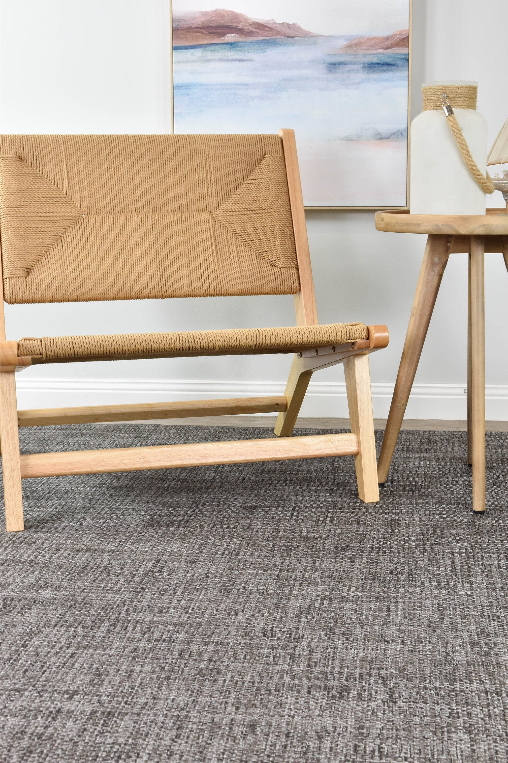 Tala Dark Grey Outdoor Rug | Simple Style Co