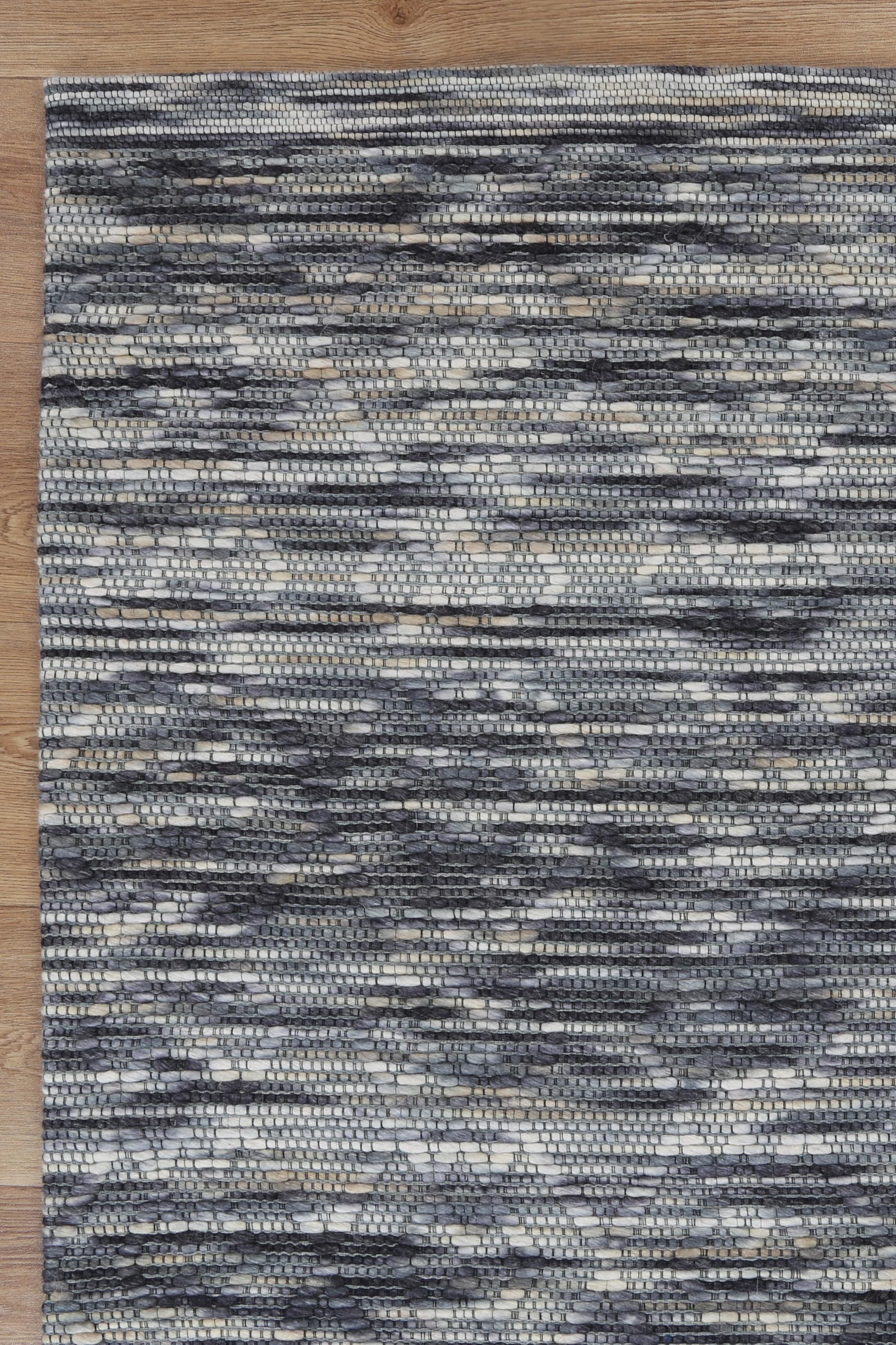 Luciana Diamond Stone Wool Rug | Simple Style Co