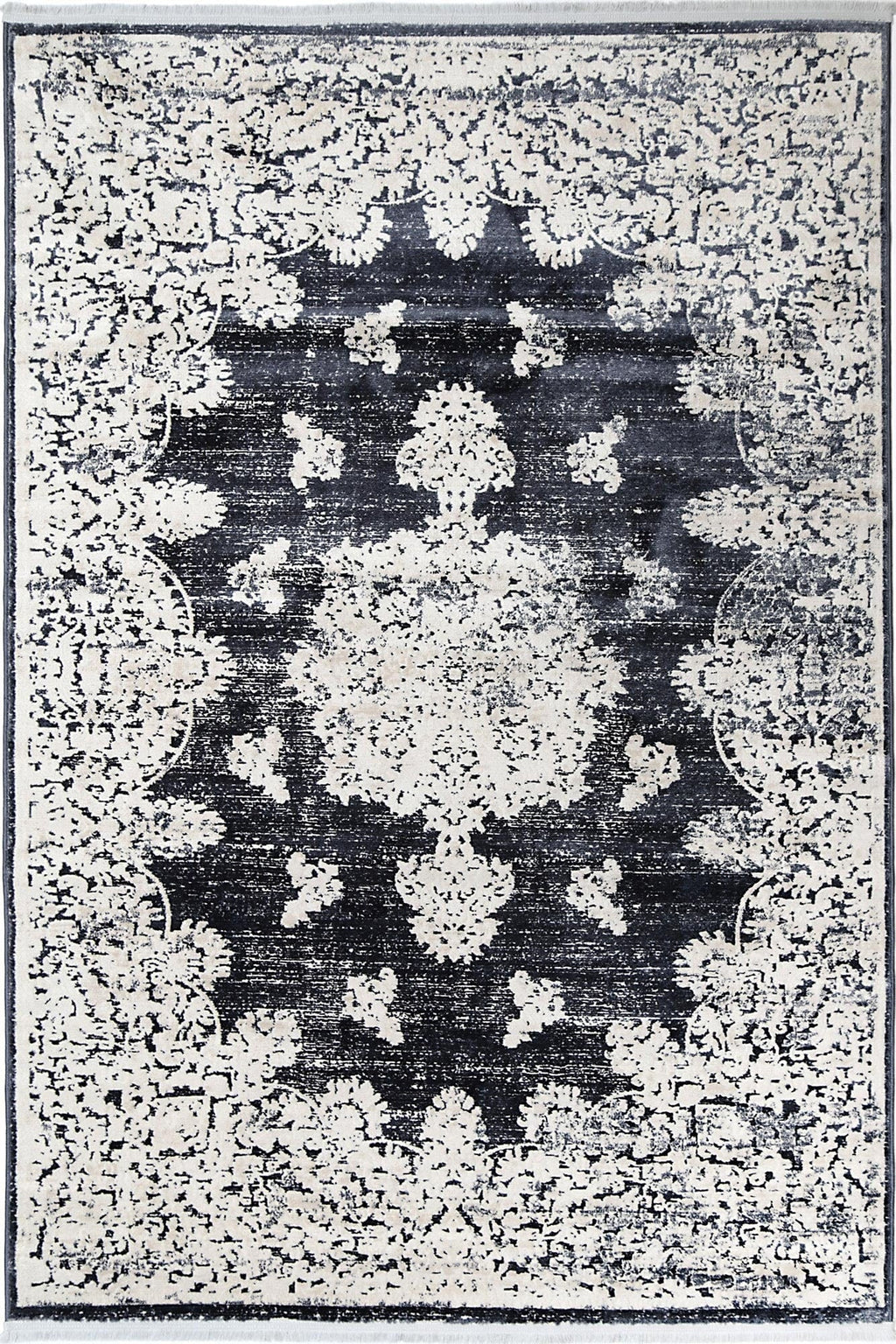 Rapsody Navy Medallion Rug - Simple Style Co