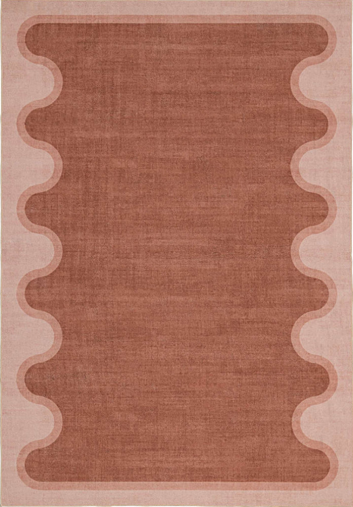Hawi Pink Terracotta Washable Rug – Simple Style Co
