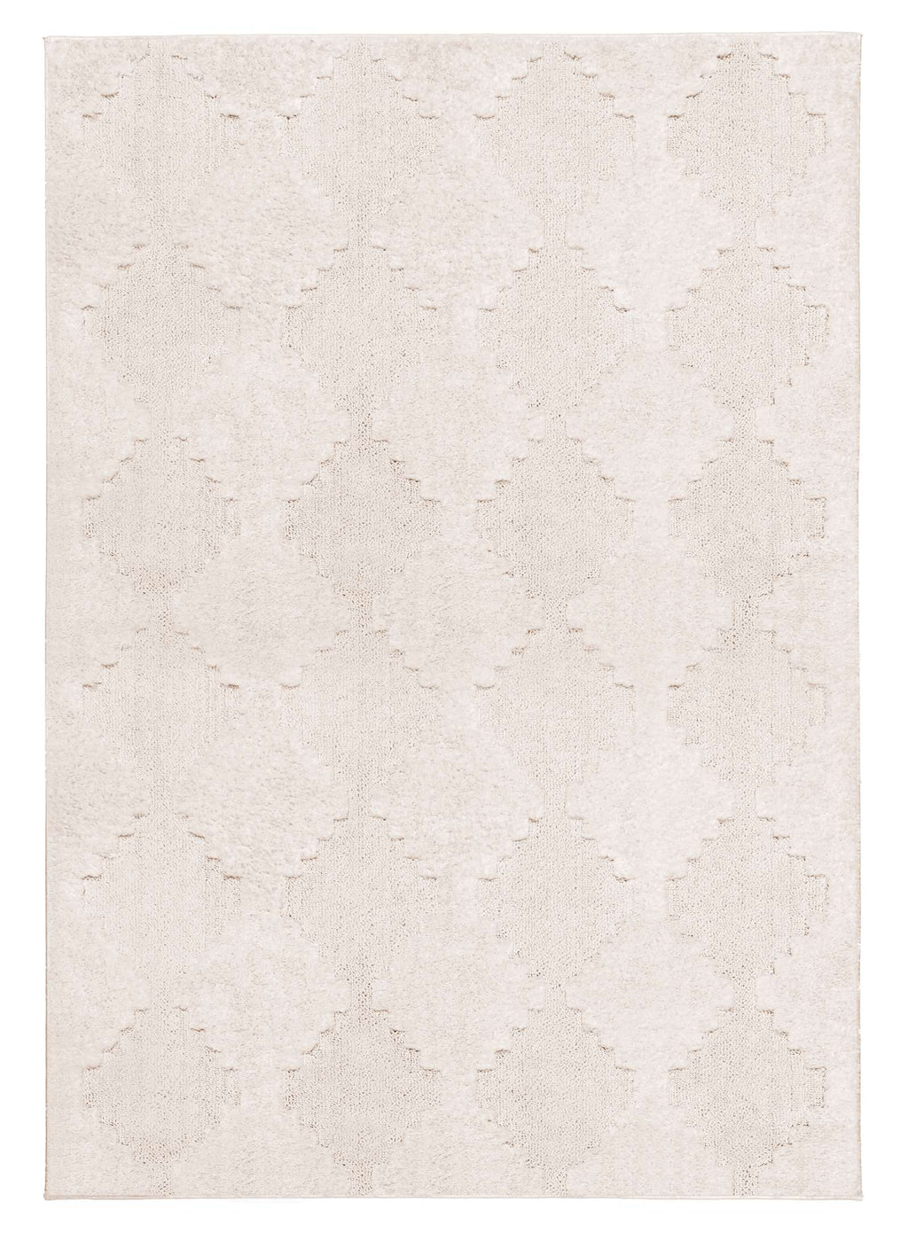 Loopsie Ilora Ivory Checkered Rug | Simple Style Co