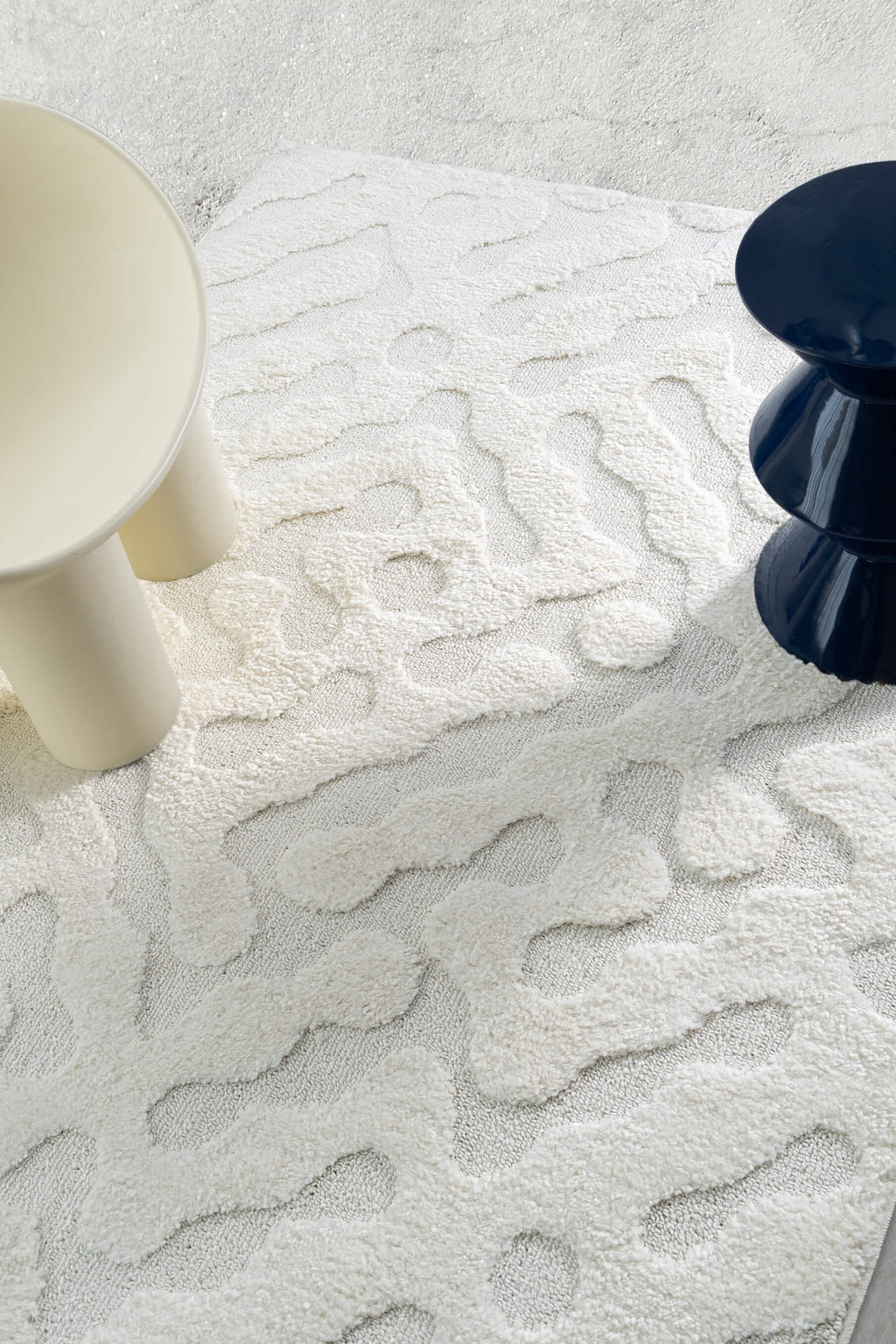Loopsie Noem Ivory Abstract Rug | Simple Style Co