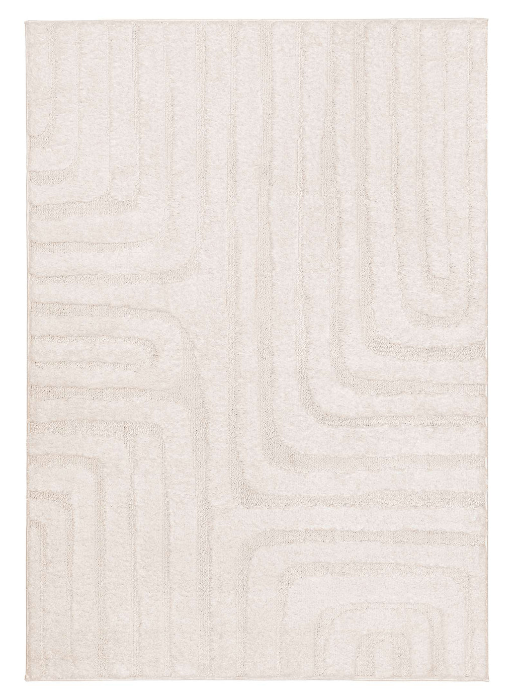 Loopsie Noto Ivory Striped Rug | Simple Style Co