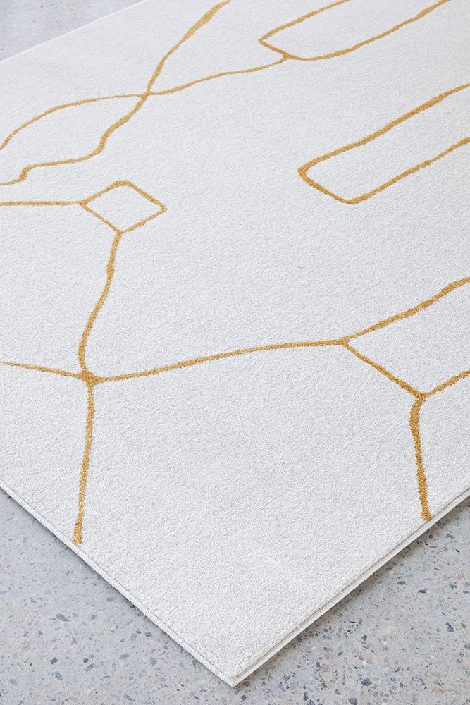 Amy Paradise Gold Rug | Simple Style Co