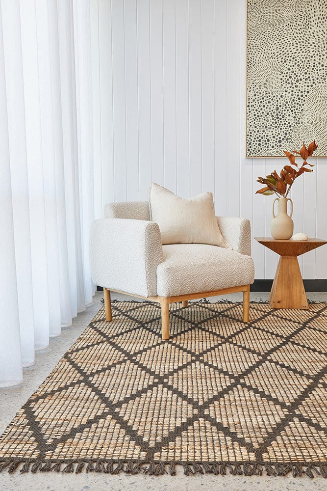 Bali Mocha Jute Rug | Simple Style Co