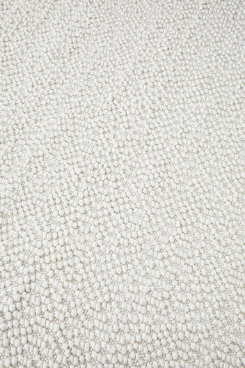White Wool Boucle Rug | Simple Style Co