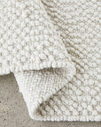 White Wool Boucle Rug | Simple Style Co