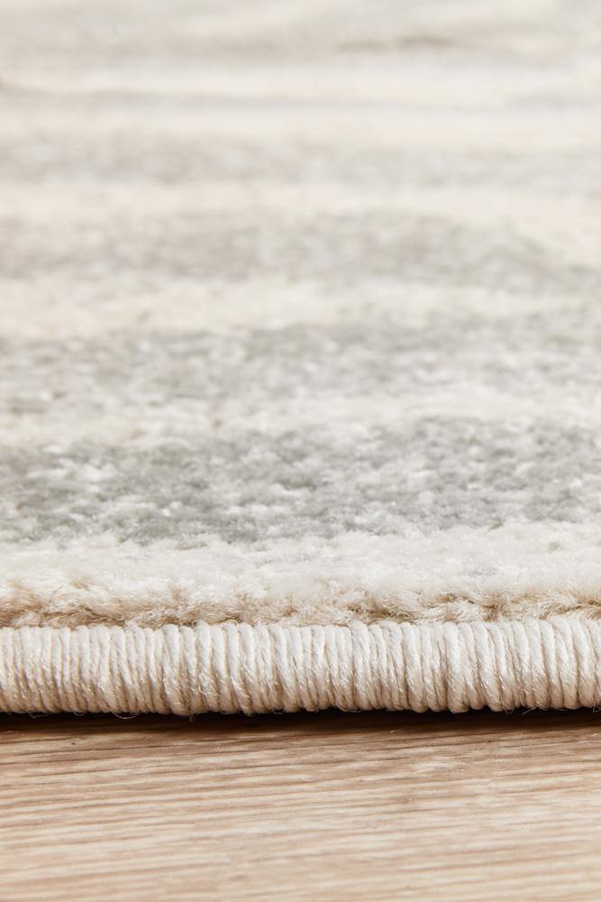 Chrome Savannah Silver Round Rug - Simple Style Co