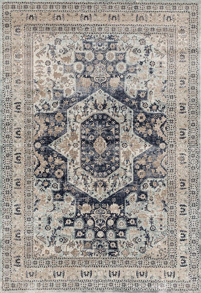 Delphine Traditional Rug Blue - Simple Style Co