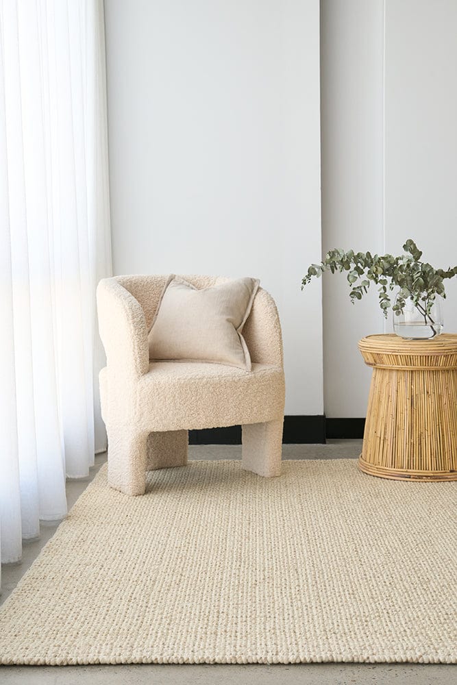 Madras Parker Cream Wool & Jute Rug by Rug Culture | Simple Style Co