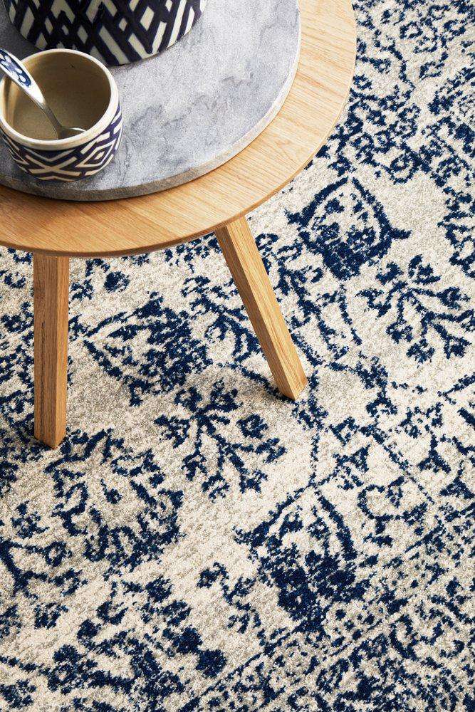 Madrid Blue Transitional Rug - Simple Style Co