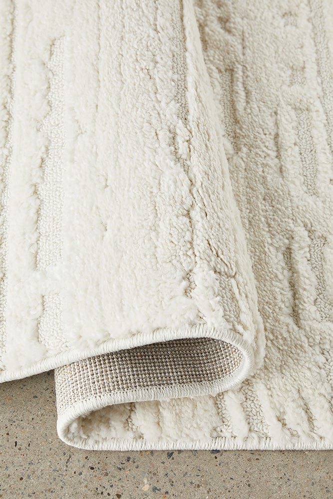 Serenade Ezra White Rug | Simple Style Co