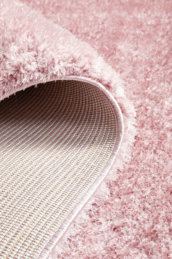 Sienna Blush Pink Shag Rug | Simple Style Co