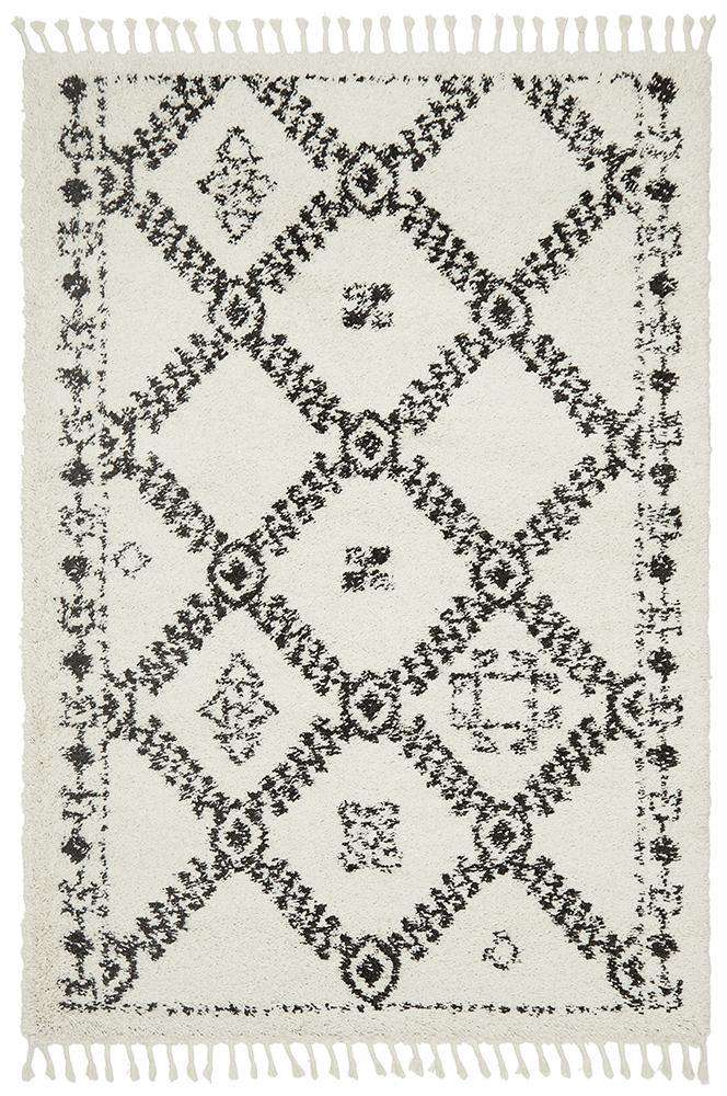 Sofia White Boho Rug - Simple Style Co