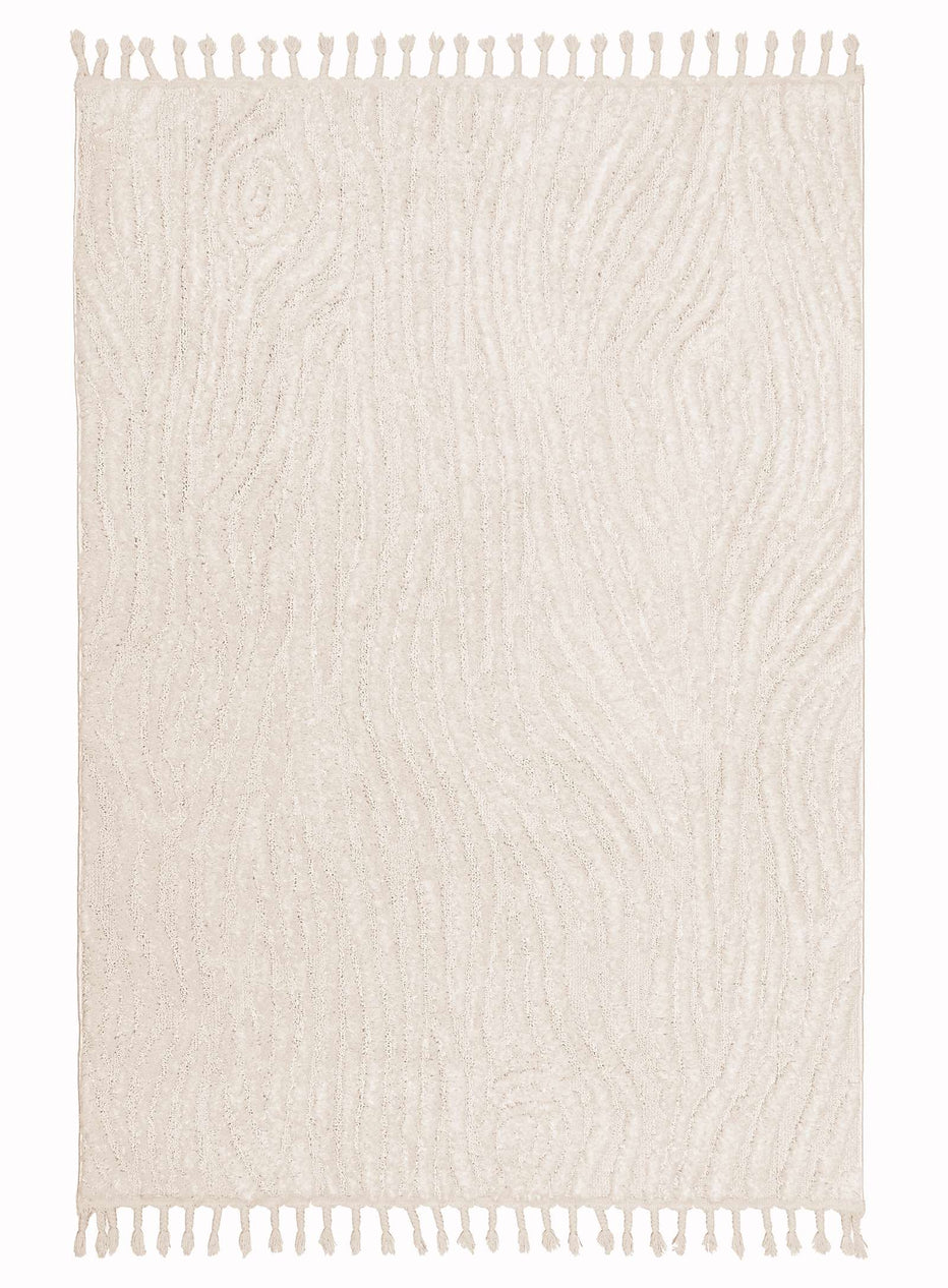 Loopsie Sisco Ivory Abstract Rug | Simple Style Co