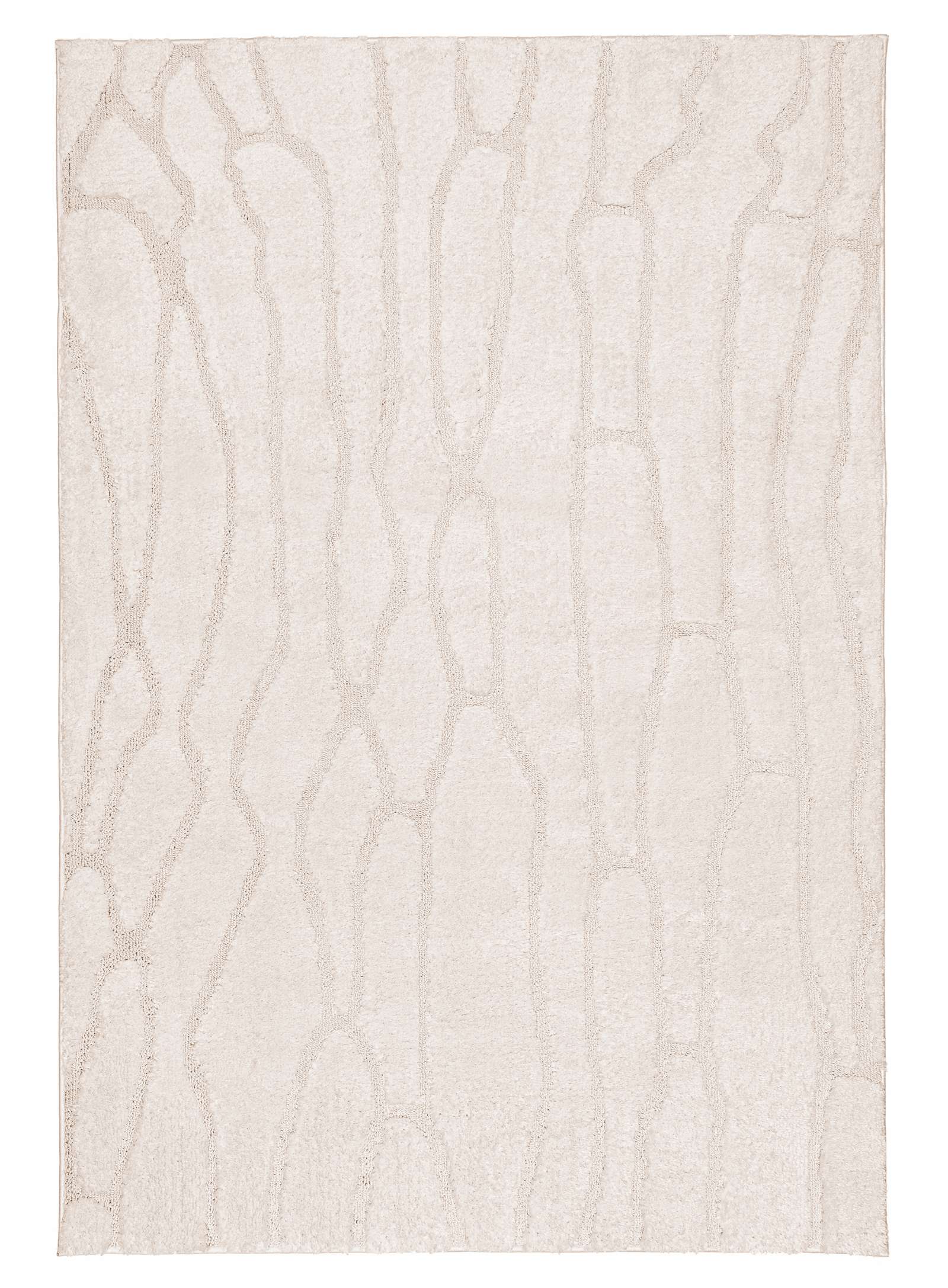 Loopsie Vorey Ivory Abstract Rug | Simple Style Co