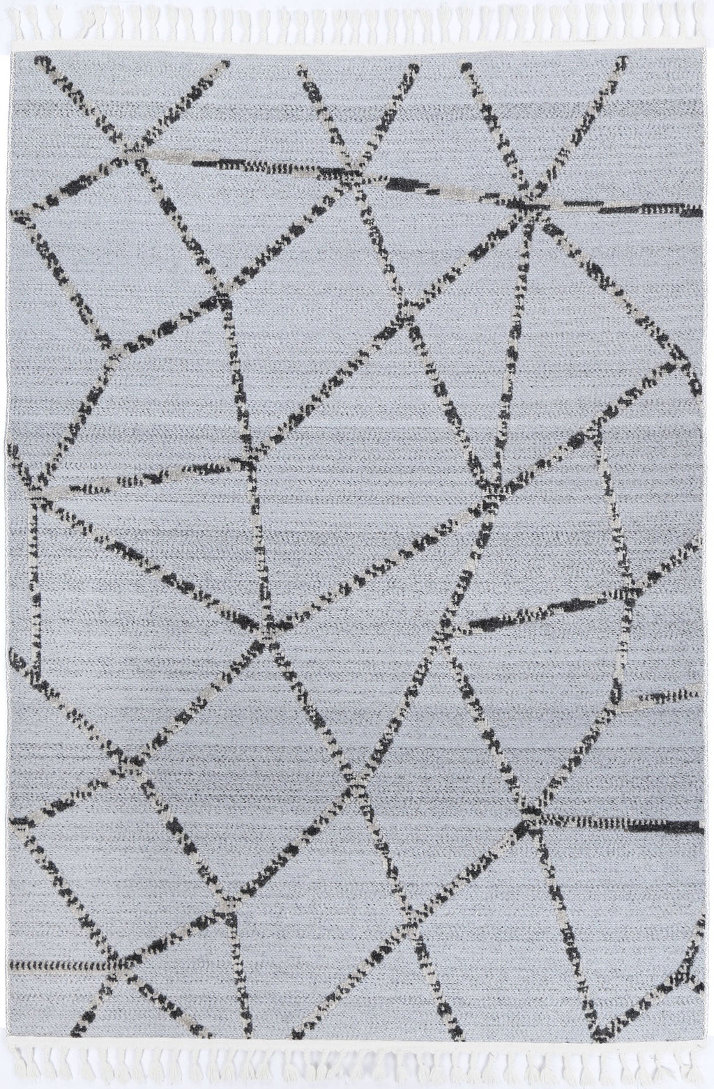 Mars Sparta Geomteric Grey and Ash Rug *FINAL SALE – Simple Style Co